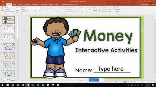 Money Interactive Workbook - eLearning Distance Learning by Olivia Ginder