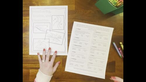 Weathering, Erosion, or Deposition Color By Number by The Teaching Chick