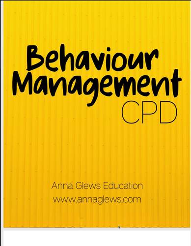 Behavior Management Professional Development by Anna Glews Education