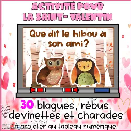 French Valentine Riddles | Saint-Valentin - charades devinettes blagues ...