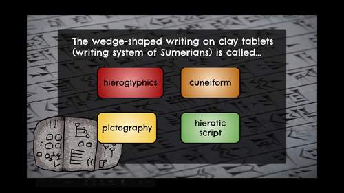 Ancient Mesopotamia Digital Game Google Slides | Review Digital Board Game
