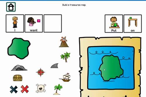 Pirate Core Vocabulary Word AAC Boom Cards for Speech Therapy by ...