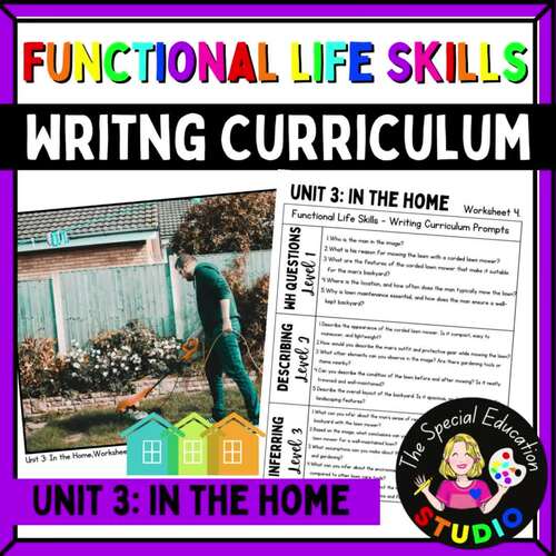 Functional Life Skills Special Education Writing Curriculum of the Week ...