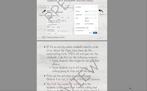 Second Grade Florida Reading Wonders Interactive Notebook – Unit 1 ...