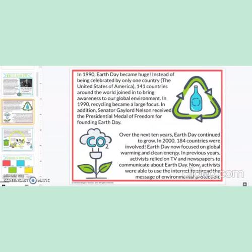 Earth Day Digital Earth Day Activities Recycling Writing Google Virtual