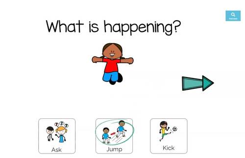 Action Words | Verbs BOOM Cards | DISTANCE LEARNING by Special Achievers