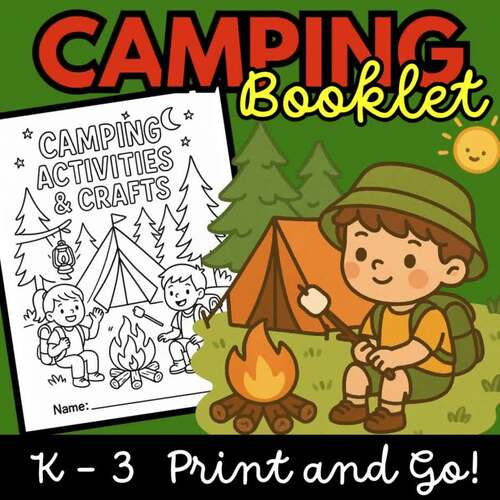 Camping Activities & Crafts Booklet | Writing, Crafts, Prompts ...