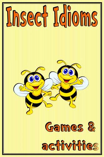 IDIOM CARDS Insect Idioms Activity Figurative Language Literacy Games
