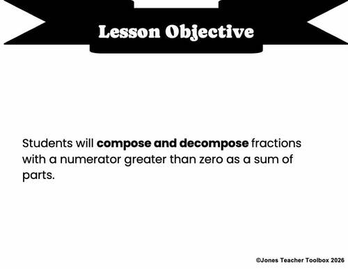 Composing and Decomposing Fractions Using Unit Fractions | TPT