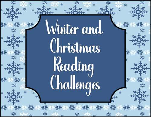 Winter/Christmas Reading Challenges *Editable by Cindy's Treasures