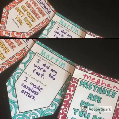 Growth Mindset Quotes Banner by The Counseling Teacher Brandy | TpT