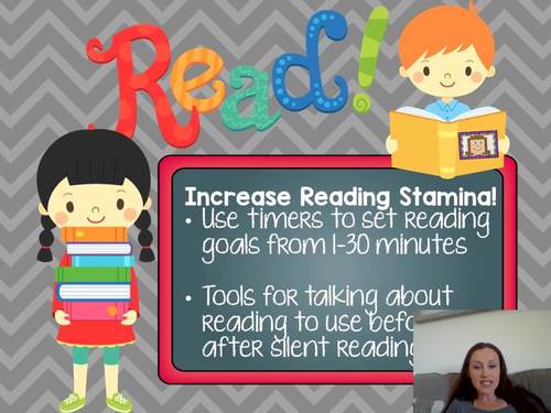 Reading Stamina Timers and Tools by The Primary Techie | TpT