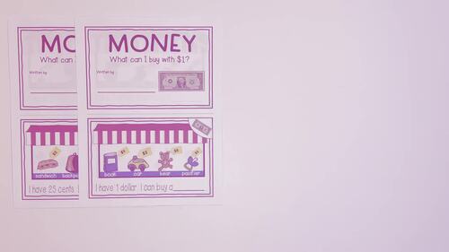 USA Money Interactive Booklets | Financial Literacy in Early Learning