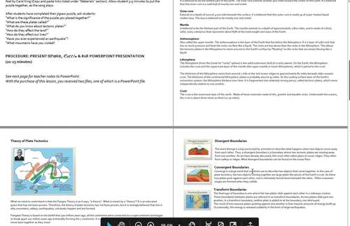 Geography: Plate Tectonics and Continental Drift (Earthquakes) | TPT