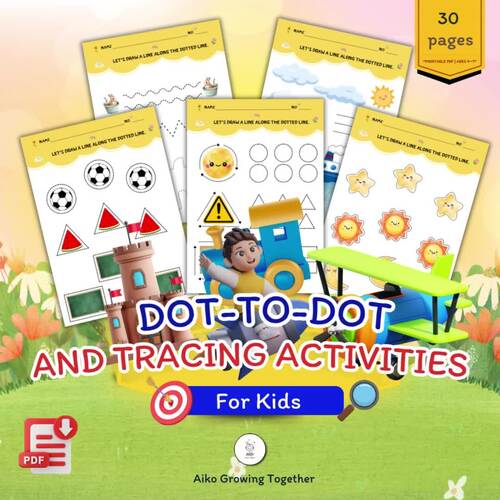 First Lines – Calm Dot-to-Dot and Tracing Activities for Early Fine ...