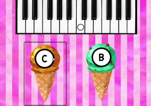 Keyboard Geography Music Note Identification Game for Beginner Piano