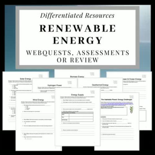 Renewable Energy Bundle by That Red Haired Science Teacher | TPT
