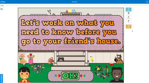 IEP BOOM CARDS - Autism & SPED @ My Friend's House - DIGITAL LIFE SKILLS