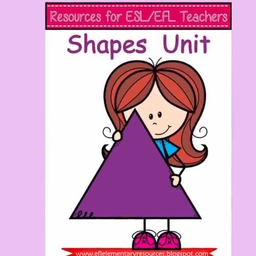 Shapes Unit for Preschool and Elementary ESL | TpT