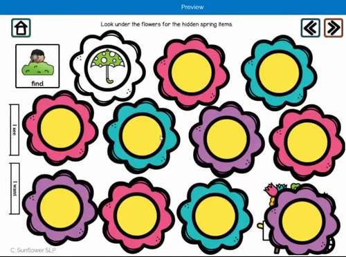 Spring Core Vocabulary Word AAC BOOM Cards for Speech Therapy by ...