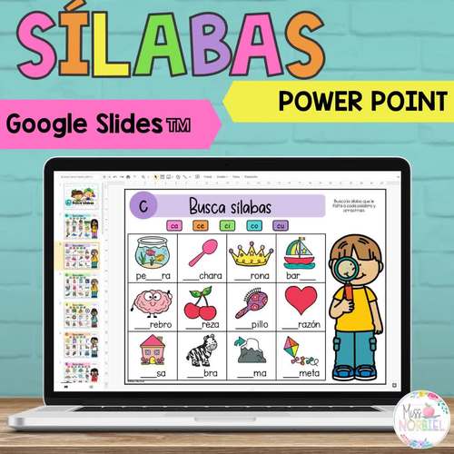 Sílabas | Spanish Syllables | Actividades de las sílabas para Google ...