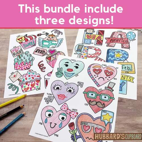 February & Valentine's Day Math Activities - Up to 3 Digit ...