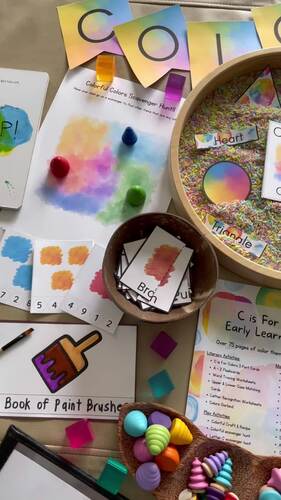 C is for Colors Early Learning Pack by For the Love of Homeschooling