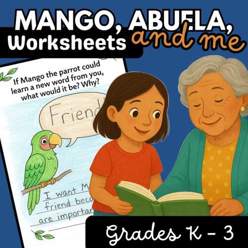 Mango, Abuela, and Me Activities | Bilingual Reading Comprehension ...