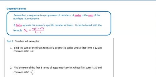 Geometric Series (video) by Dawn Facciolo for Rooster Review Books