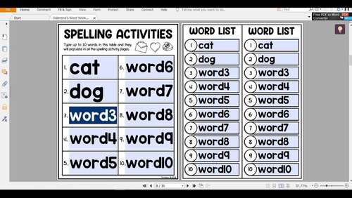 Editable Spelling Activities | Celebration Bundle by Tonidesu | TpT