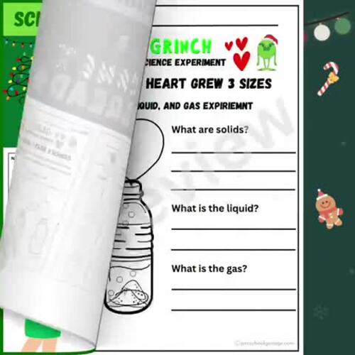 Christmas Science & Holiday Activity Bundle by Preschool Garage | TPT
