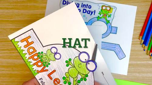 Leap Year Crown and Glasses Activity Craft by Kiddie Concepts | TPT