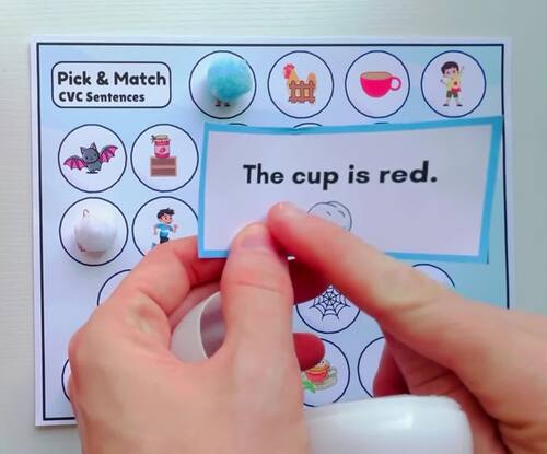 Snowball Pick & Match – CVC Decodable, Winter Literacy | PreK ...