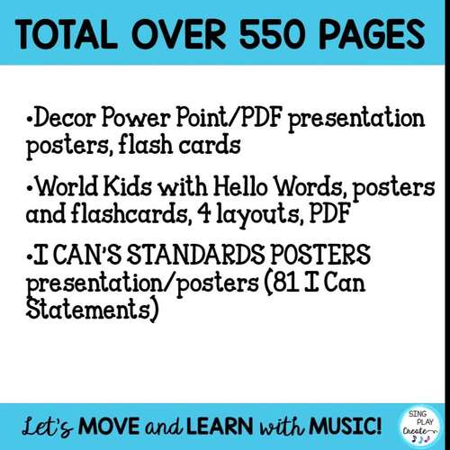 Music Classroom Decor-Countries Around the World: Bulletin Board ...