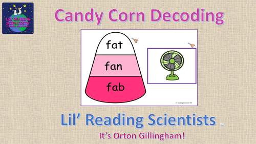 Fall Candy Corn Decoding Kit (Short Vowels) (OG) | TPT