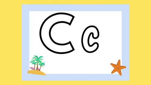 Alphabet Outlines with Capital and Lowercase Letters by EDUCATION IS FUN