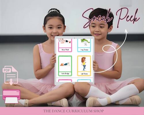 A–Z Dance Warm-Up Cards | Alphabet Exercise Cards for Dance & PE | Fun ...