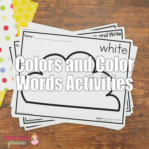 Colors and Color Words: Activities for Learning Colors | TPT