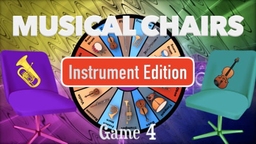Musical Chairs Instrument Edition Game #4 by Mr Doug's Music Shop