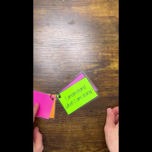 Student Check In Cards | Behavior Management Keychain | by ...