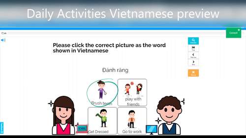 Daily Activities Vietnamese Distance Learning | Verbs Vietnamese BOOM ...