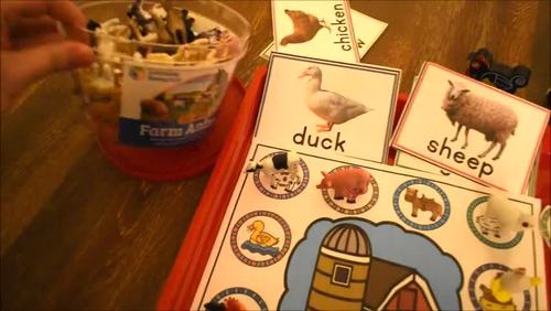 Interactive Vocabulary Activity For Preschool | FARM ANIMALS | TPT