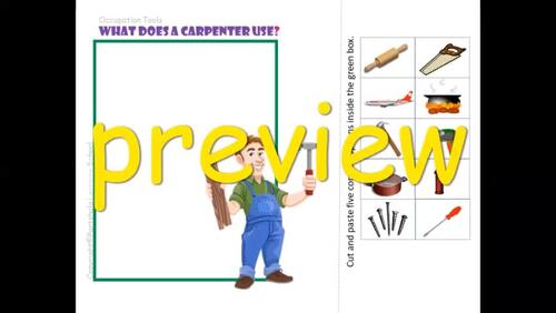 Occupation tools Uses-Community Helpers- Task Cards, Activity ...