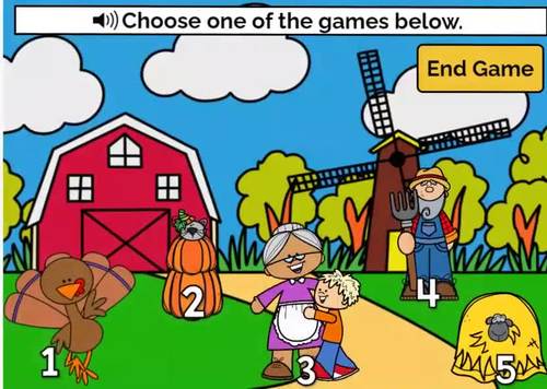Interactive Kindergarten Language Arts Boom Cards Farm Themed (Audio ...