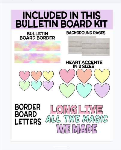 Taylor Swift Inspired | End of Year Bulletin Board Set | Classroom Decor
