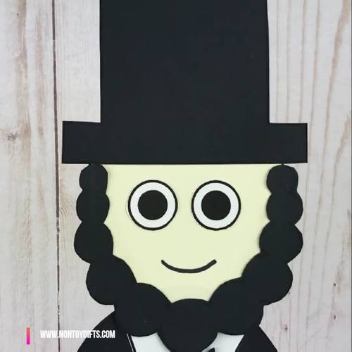 Abraham Lincoln Craft - Presidents' Day Craft by Non-Toy Gifts | TpT