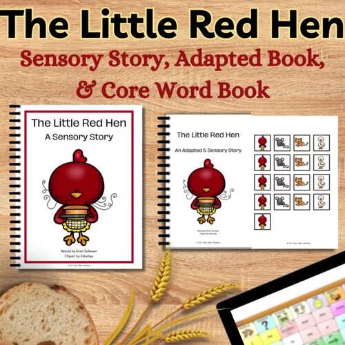 Interactive Sensory Story & AAC Core Word Books|Fairy Tale BUNDLE