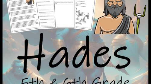Hades Close Reading Comprehension Activity | 5th Grade & 6th Grade