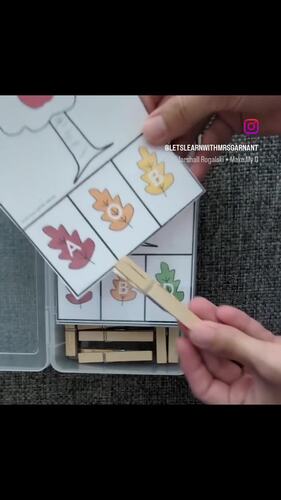 Beginning Letter Sounds| PreK-K | Beginning Sounds Center | Fall Themed ...