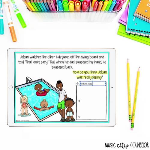 Jabari Jumps Growth Mindset & Courage Lesson, Counseling & SEL | TPT